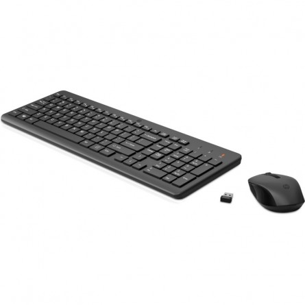 ENSEMBLE CLAVIER + SOURIS SANS FIL HP 330 AZERTY NOIR 2V9E6AA