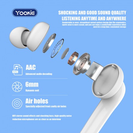 EARBUDS YOOKIE YKS11/ YKS10