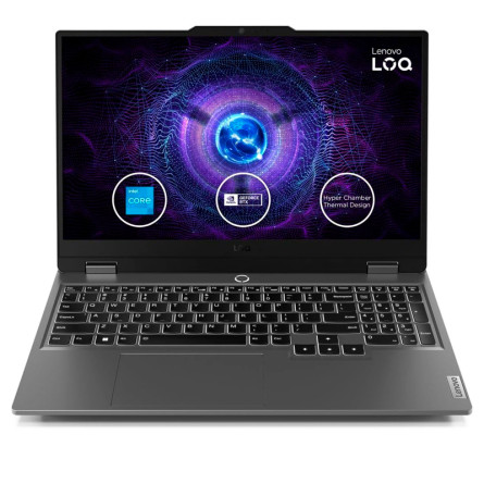 PC PORTABLE GAMER LENOVO LOQ3 I5 12EN GEN 24G/512GSSD 83GS00G1FG +SOURIS