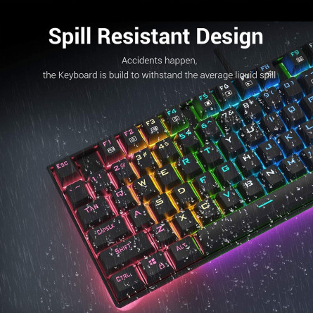 CLAVIER GAMER REDRAGON KUMARA K552RGB-2 RED SWITCH