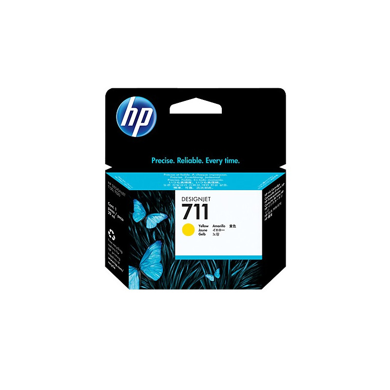 CARTOUCHE HP ADAPT H-711 YELLOW T120/T520 SINOCOPY